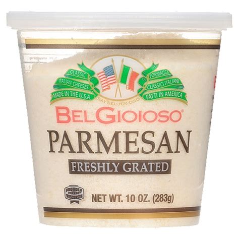 Belgioioso Freshly Grated Parmesan Cheese 10 Oz Fairway