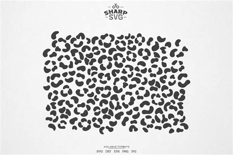 leopard svg leopard print svg print pattern svg by sharpsvg