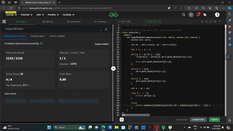 Harsh Gupta On Linkedin Geekstreak2024 Gfg Potd Dsa Binarysearch