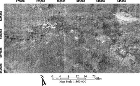 Pc 6 Image Based On Spca Results Of Aster Swir Bands Brightest Pixels