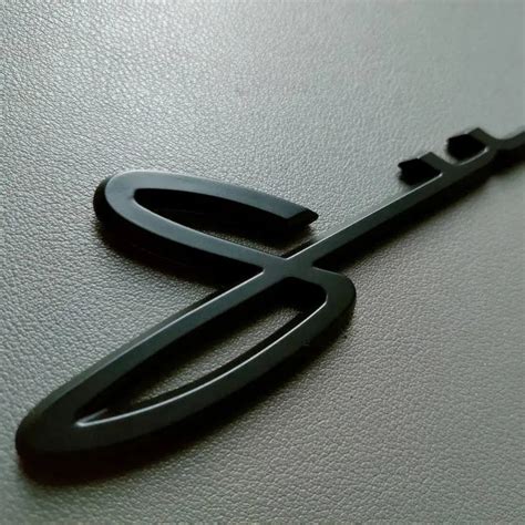 Suzuki Cursive Retro Logo Badge Black Max Motorsport