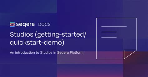 Studios Seqera Docs