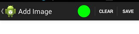 Android Custom View For Menu Item Stack Overflow
