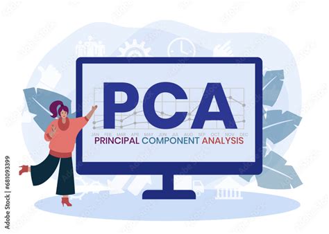 Pca Principal Component Analysis Acronym Concept With Keyword And