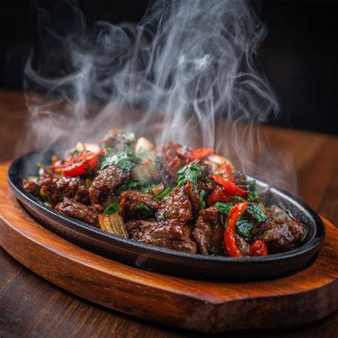Sizzling Beef On Grill With Smoky Ambience Food Videography Food