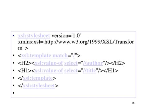 Ppt Xslt Xml Stylesheet Transformation Powerpoint Presentation Free Download Id 3222799
