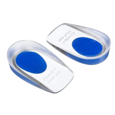 Silicone Gel Heel Pads Protector Insole Cups For Plantar Fasciitis