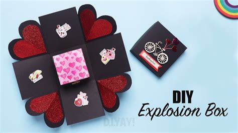 DIY Explosion Box Explosion Box Tutorial Explosion Box Easy Explosion Box Explosion Box