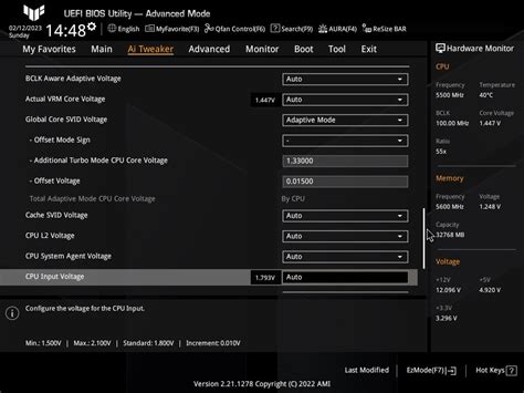 Xtu To Bios Issue So I Am Trying To Translate My Xtu To Bios And I Noticed That The Vram Core
