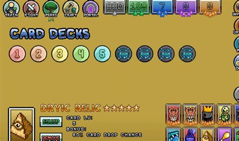 Idle Skilling Best Card Deck For Mid Late Game
