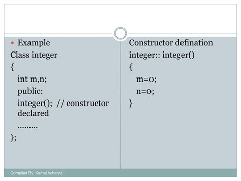 Constructor And Destructor Pdf