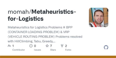 github momah metaheuristics for logistics metaheuristics for logistics problems bpp