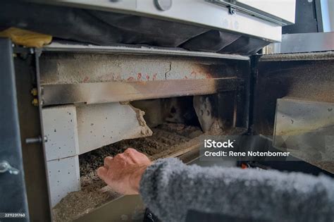 Interior Of A Pyrolysis Plant Producing Biochar For Natural Carbon