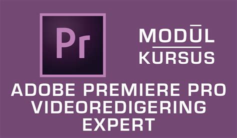Expert I Adobe Premiere Pro Modul 3 Expert Hold Mediernes