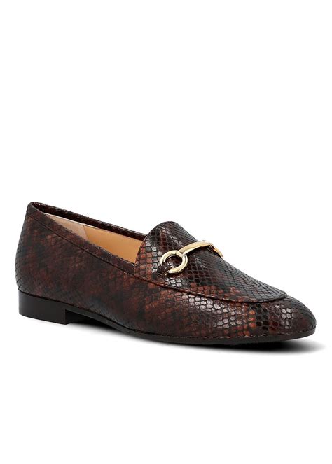 Manfield Mocassin La Havane Python Mutli Marron Manfield