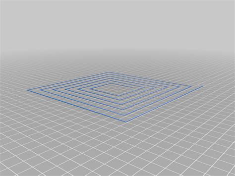 Bed Level Z Offset Tests Spiral Circle And Square 200mm 180mm 160mm By