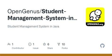 Student Management System In Javastudentdatasql At Main · Opengenus