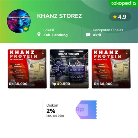 Toko Khanz Storez Online Produk Lengkap And Harga Terbaik Tokopedia
