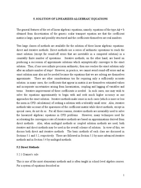 Cfd Les Multigrid Notes Pdf 3 Pdf Matrix Mathematics