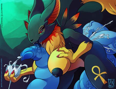 Rule 34 2015 Anal Anal Sex Bandai Breasts Cum Cumshot Digimon Fangs Female Furry Furry Only