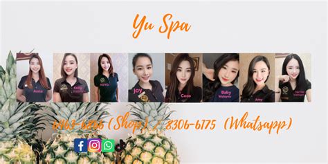 Yu Spa Massage Service 19 Lorong Kilat 01 03 Singapore 598120 Singapore