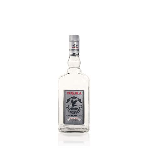 Tres Sombreros Silver Tequila