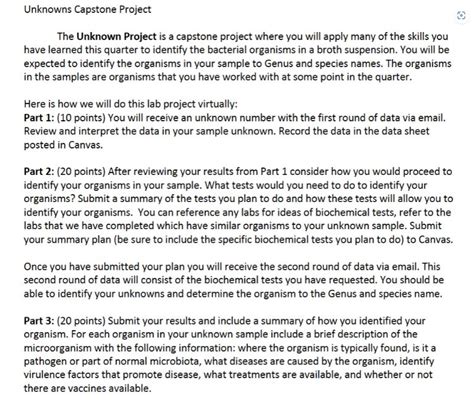 [solved] Please Just Do Part 3 By Those Results Unknowns Capstone Project Course Hero