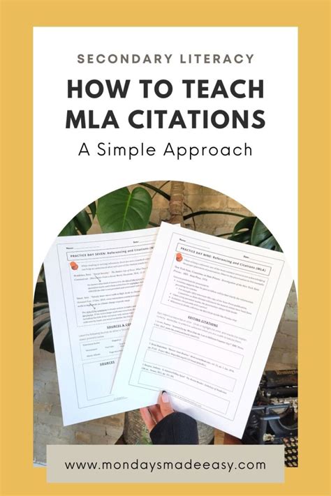 How To Teach MLA Format Avoid Citation Generators For Good