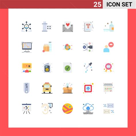 Color Grid Vector Art Png Set Of 25 Vector Flat Colors On Grid For