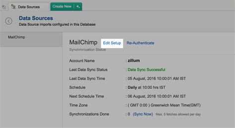 Mailchimp Zoho Analytics On Premise