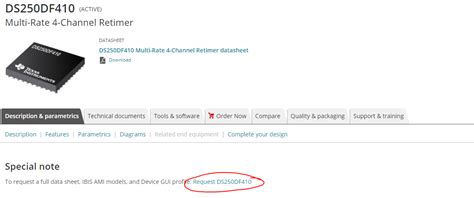 DS DF Detailed Datasheet DS D Interface Forum Interface TI E E Support Forums