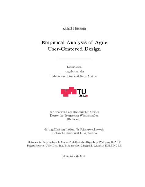 Pdf Empirical Analysis Of Agile User Centered Design Dokumentips