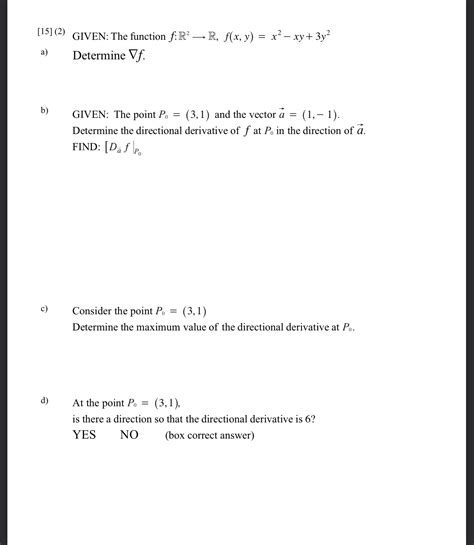 solved [15] 2 given the function f r2 r f x y x2−xy 3y2