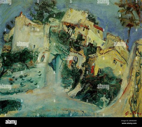 Chaïm Soutine 1893 1943 Russian French Expressionism Paysage à