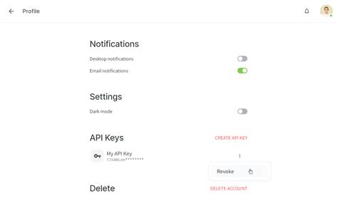 Manage Api Keys