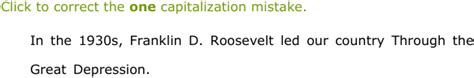IXL Capitalization Review 4th Grade Language Arts