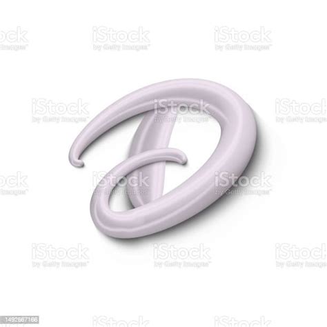 클리핑 경로가 있는 3d 손으로 쓴 붓글씨 문자 D 카드 포스터 배너 결혼식 또는 생일 유형 0명에 대한 스톡 사진 및 기타 이미지 Istock