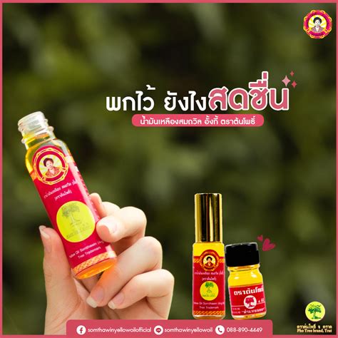 ไม่ว่าจะไปไหน เดินทางยังไง พกไว้ ยังไงก็สดชื่น น้ำมันเหลืองสมถวิล อั้งกี้ ตราต้นโพธิ์🥇
