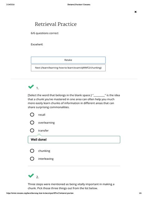 How To Chunk Memory Pdf Recall Memory Memory