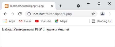 Tutorial Php 1 Pengenalan Php