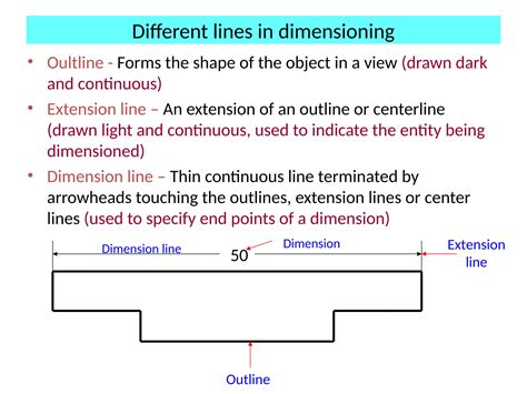 Lecture 5 Dimensioning For Engineering Drawing Ppt