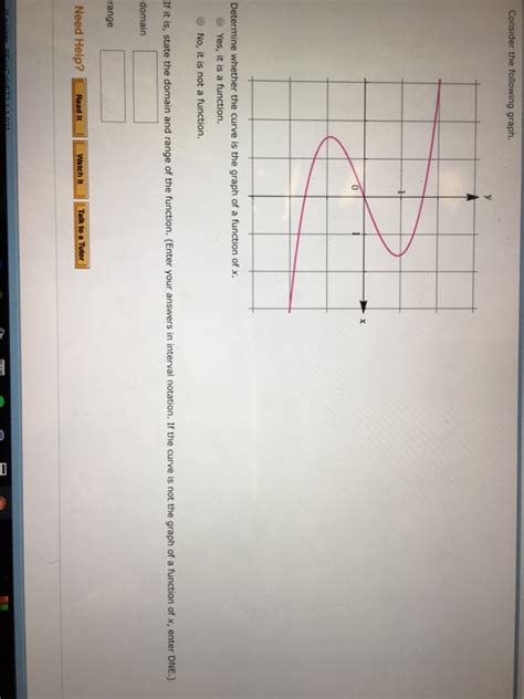 Solved Consider The Following Graph Determine Whether The