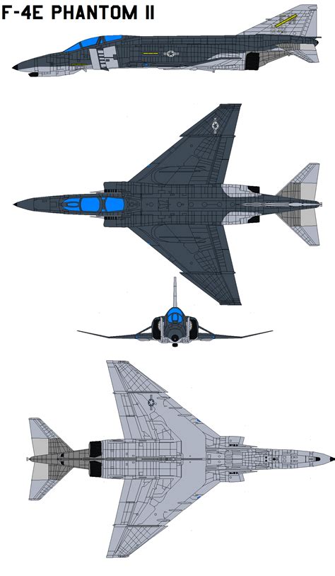 Mcdonnell F 4e Phantom Ii By Bagera3005 On Deviantart