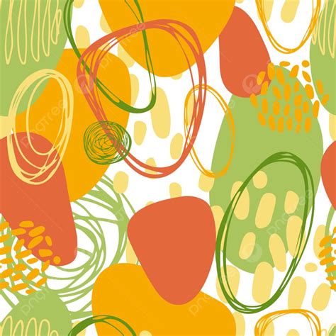 Abstract Vector Background Graphic Seamless Pattern With Hand Drawn