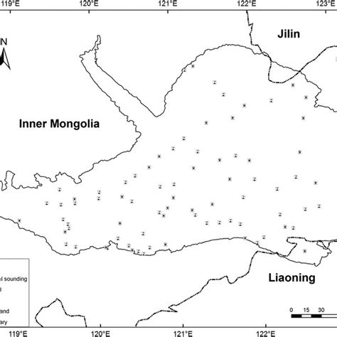 Linear Regression Relationship Of The Measured Groundwater Levels And