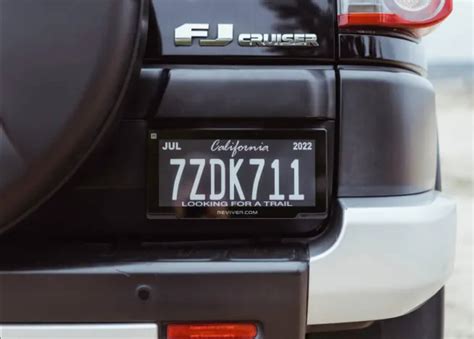 E Ink Digital License Plates Made Legal In California Livewriters