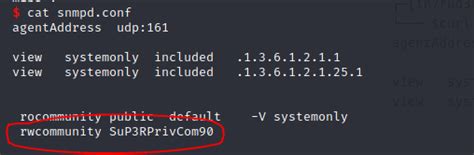 Snmp Arbitary Command Execution And Shell Cyber Security Architect Redblue Teaming