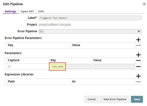 Rest Is There A Way To Capture The Name Of A Task That Has Been Executed In Snaplogic Stack