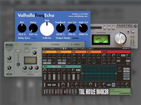 make modular synth style drones and plucks with karplus strong synthesis