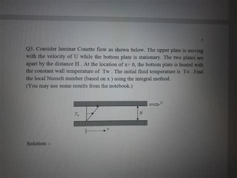Consider A Steady Turbulent Boundary Layer On Chegg